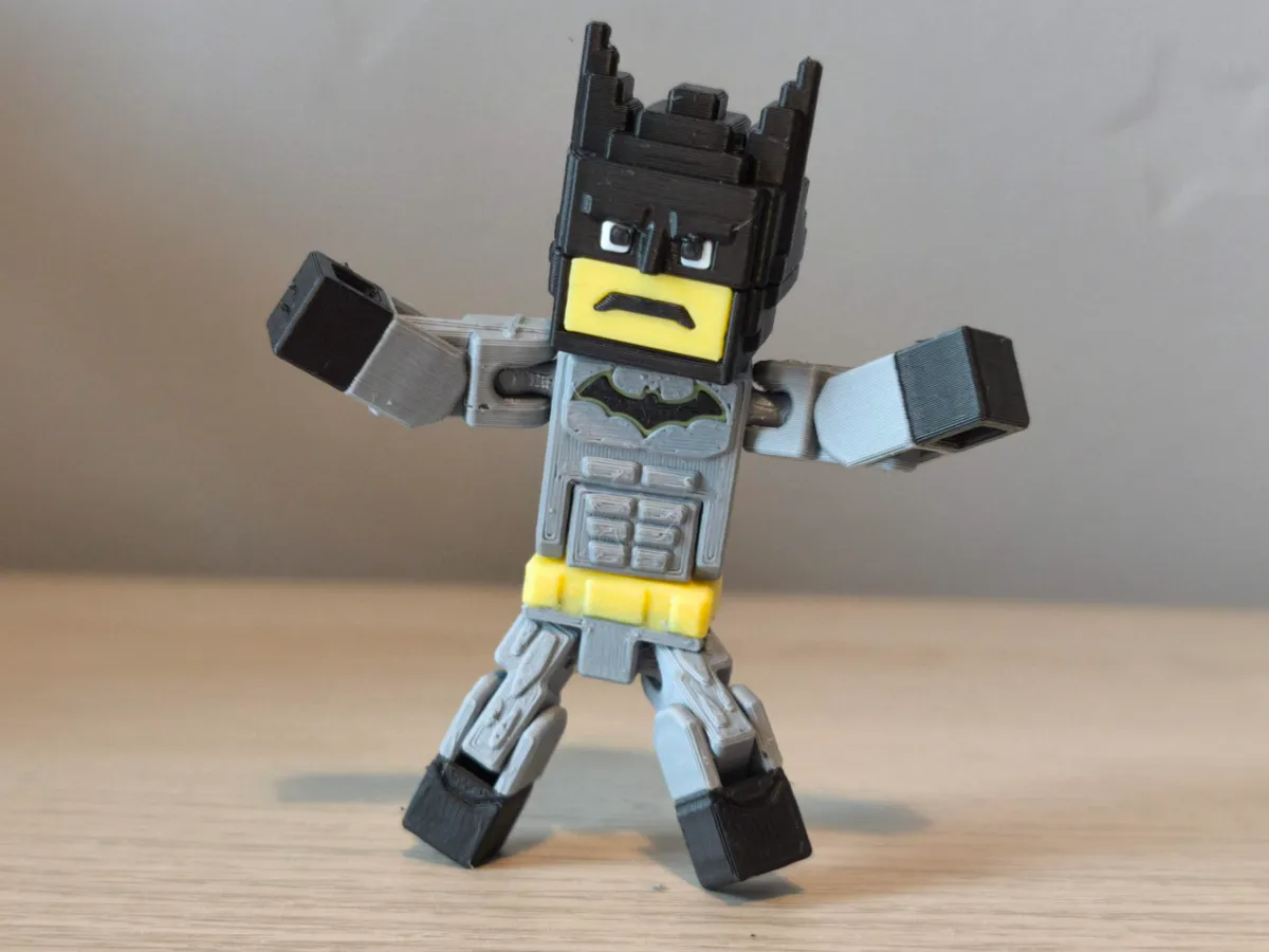 Batman Minecraft (Print-in-Place Torso Upgrade) by Spennolio MakerWorld ...