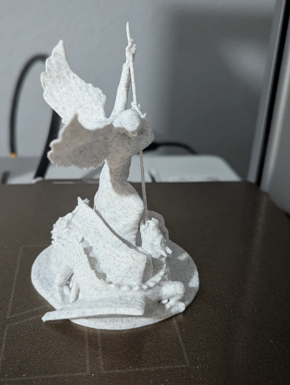 Statue of Saint George killing the Dragon Remixed by East and West ...