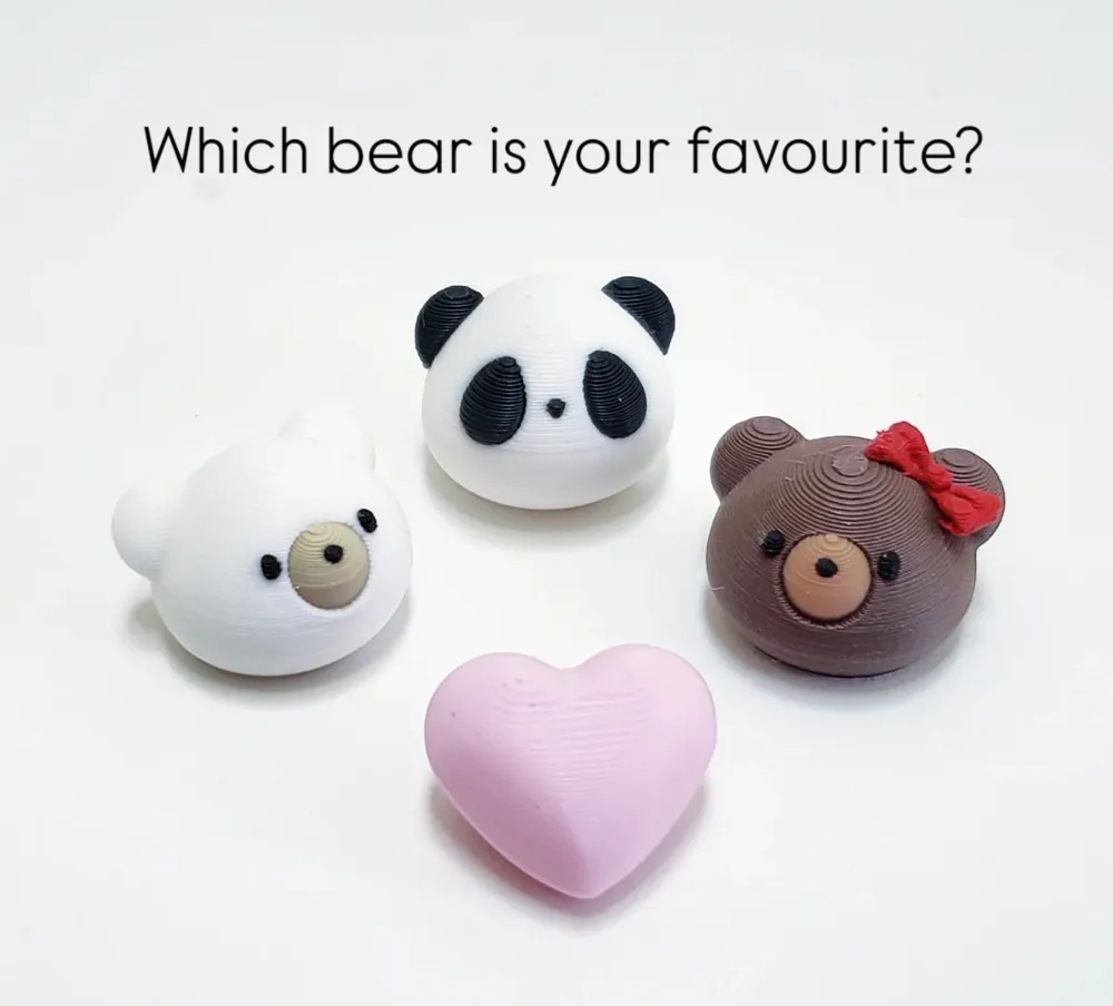 Panda Bun Fidget Keychain (Dim Sum) by Jefflynn MakerWorld: Download ...