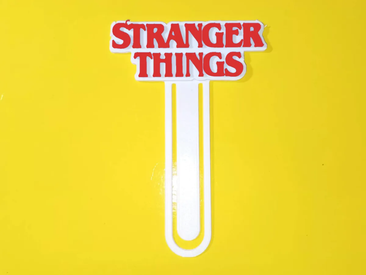 Stranger Things BookMark - Free 3D Print Model - MakerWorld