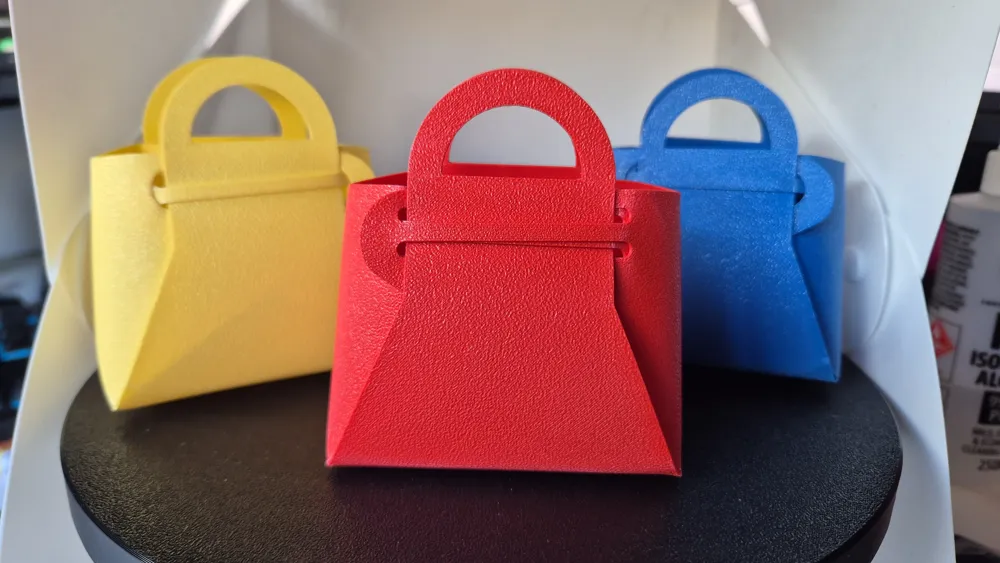 Toy Bag! Prints flat, folds into bag - Free 3D Print Model - MakerWorld