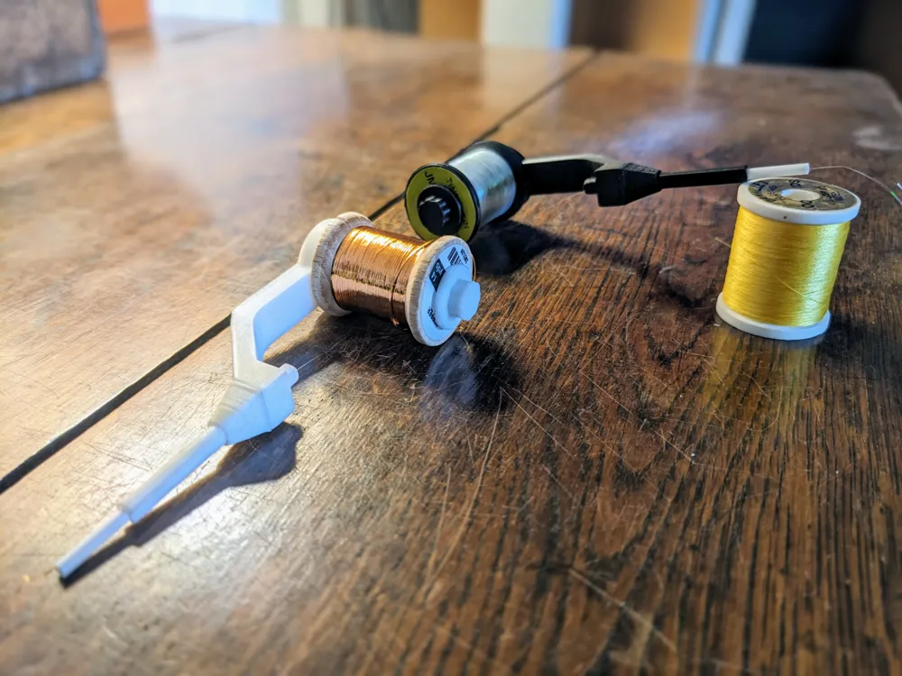 Fly tying bobbin holder by Sam MakerWorld: Download Free 3D Models
