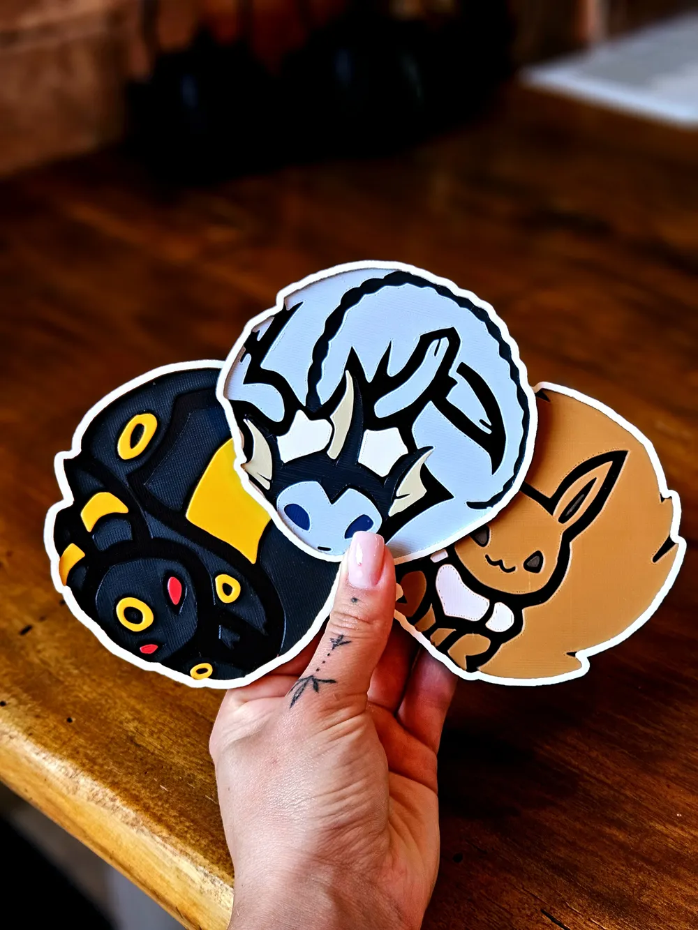 Eeveelution Pokémon Coasters III - Set 3/3 by C3D MakerWorld: Download ...