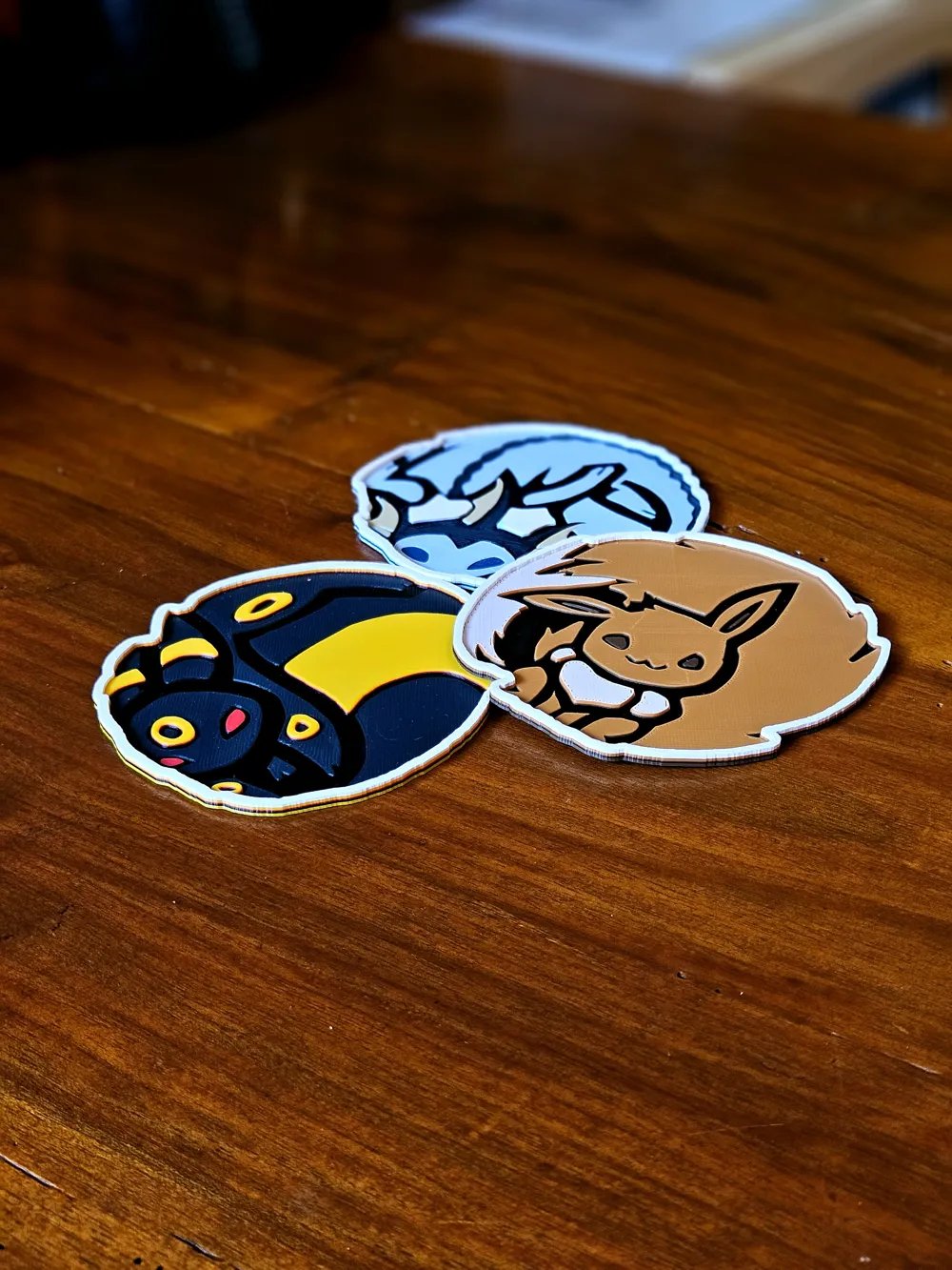 Eeveelution Pokémon Coasters III - Set 3/3 by C3D MakerWorld: Download ...
