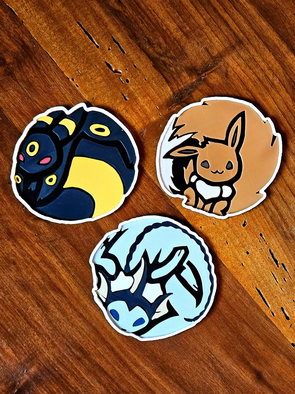 Eeveelution Pokémon Coasters III - Set 3/3 by C3D MakerWorld: Download ...