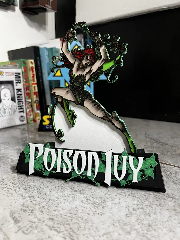 Poison Ivy Kickstand – Comic Book Stand by standitupstore MakerWorld ...
