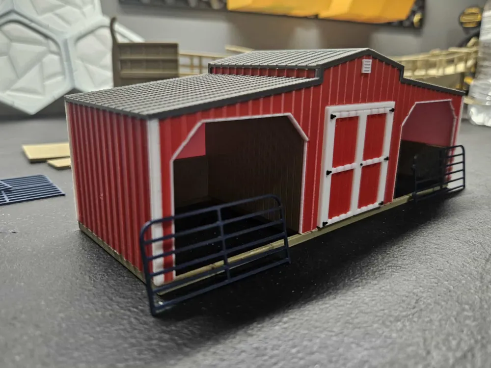 Kentucky Stable Barn - Horse Barn by James Avery MakerWorld: Download ...