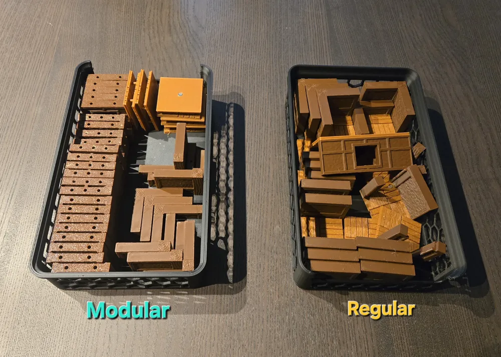 OpenForge Wood Curves & Corner- Reusable & Modular - Free 3D Print ...