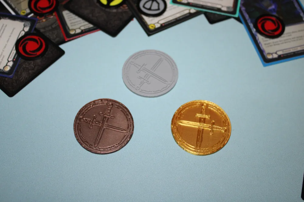 Flesh and Blood FAB TCG Token - Gold by Westly MakerWorld: Download ...