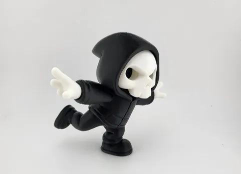 street skull Dynamic Toy halloween action figure - Free 3D Print Model ...