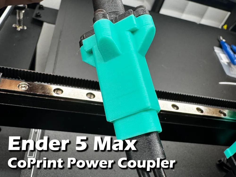 Ender 5 Max - CoPrint Power Coupler by Cryostatic MakerWorld: Download ...