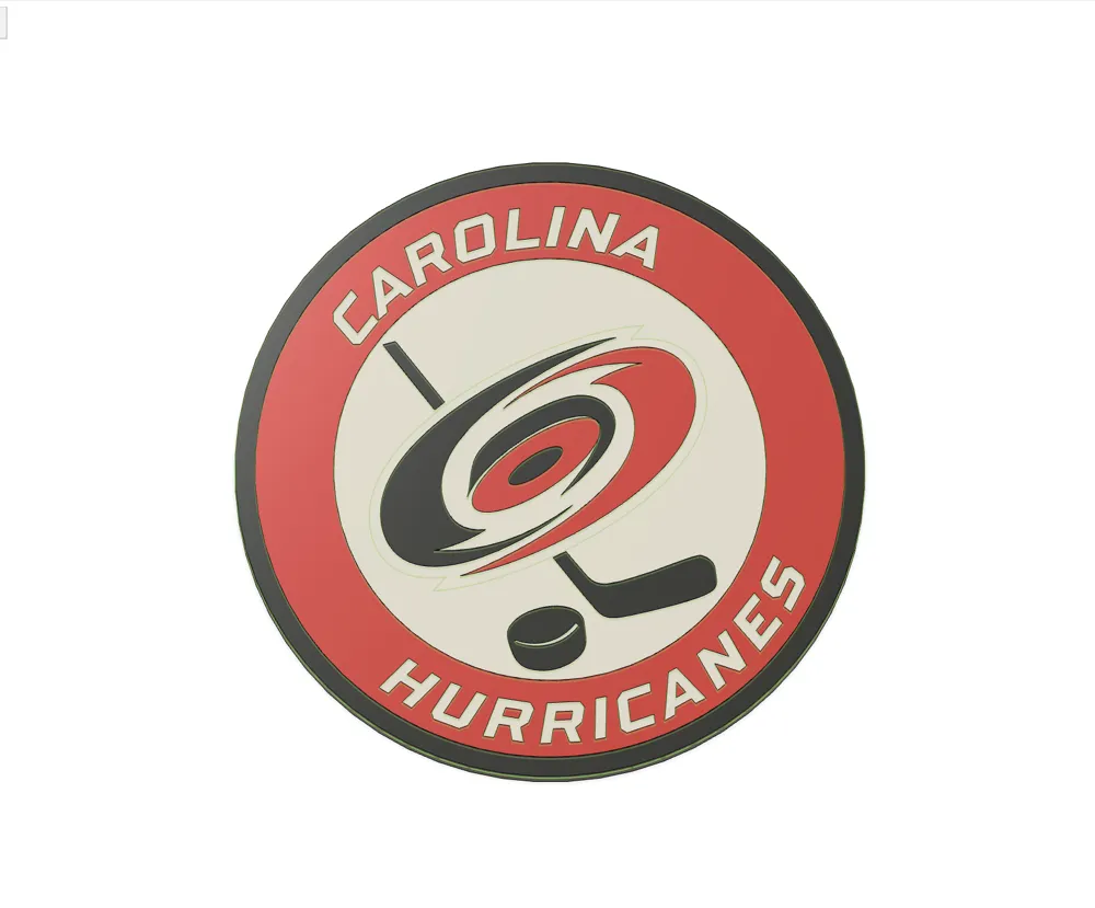 Carolina Hurricanes NHL Hockey logo custom design coaster by JabHook ...