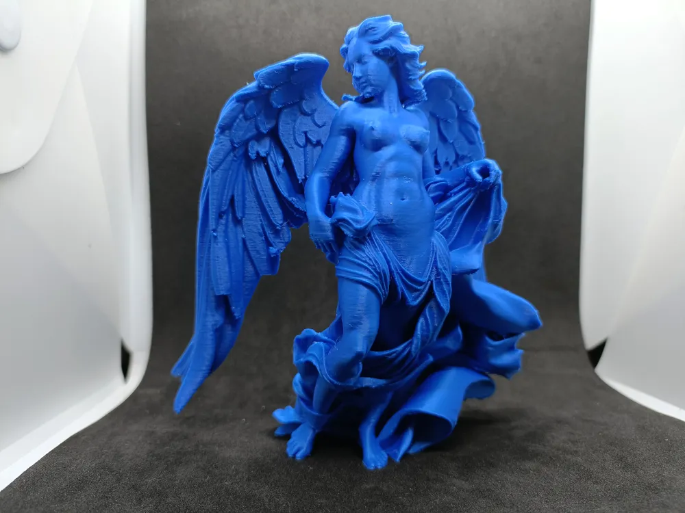 Celestial Grace: Angelic Female Sculpture - Free 3D Print Model ...