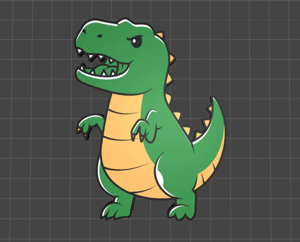 Dinosaur T-REX Magnet kitchen fridge by Sakkez Games - MakerWorld