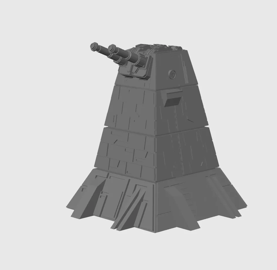 Star Wars Turbo Laser Tower (Legion XX-10) Remixed by Danny92 - MakerWorld