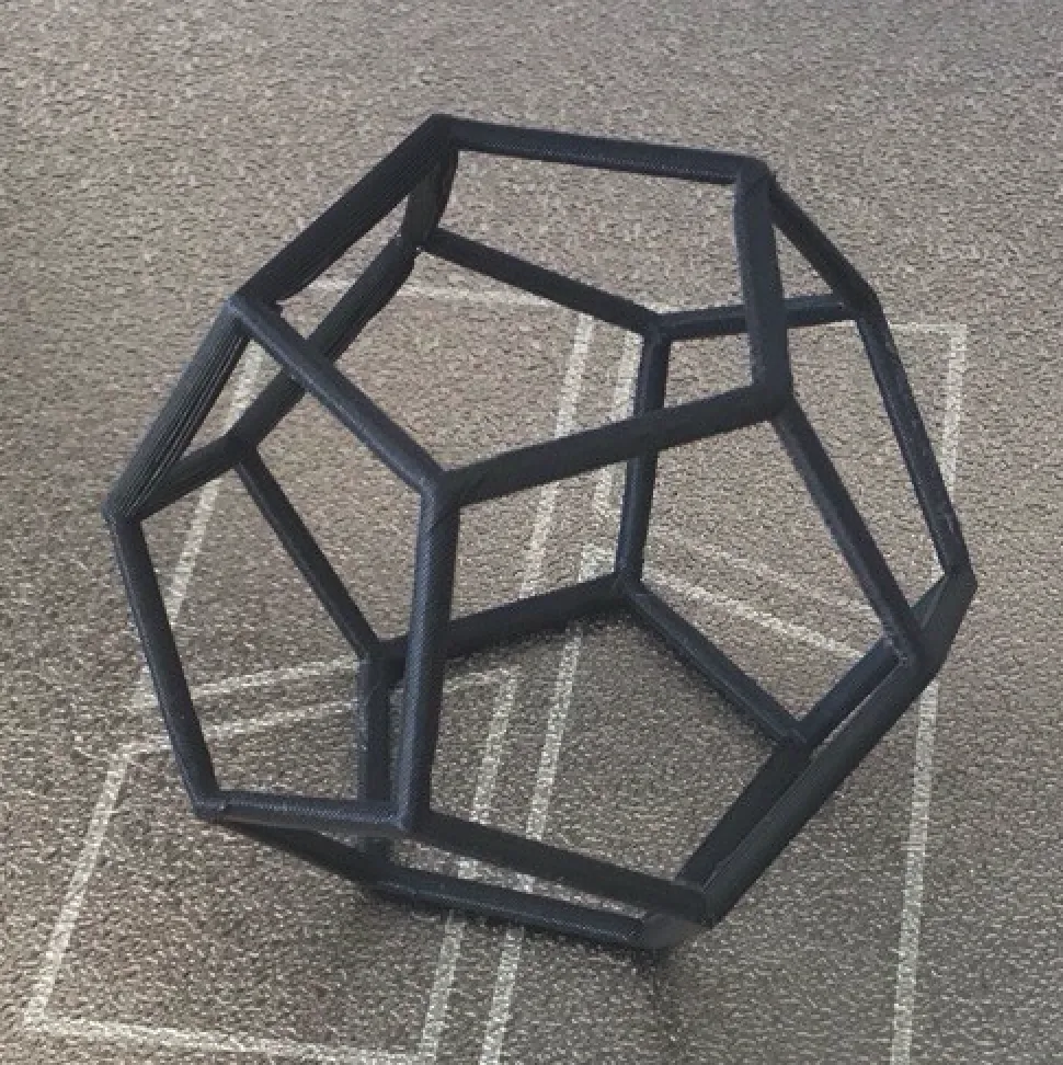Dodecahedron (frame) - Free 3D Print Model - MakerWorld