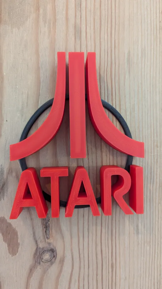 Atari Floating Logo by Ian Frank MakerWorld: Download Free 3D Models