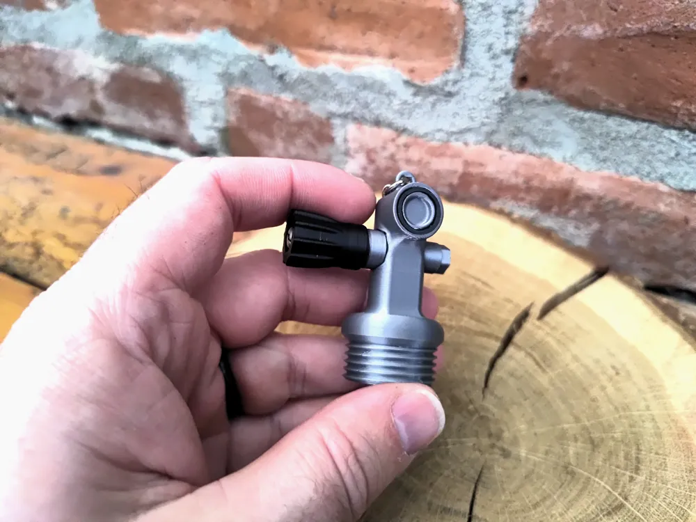 SCUBA Tank Valve Keychain - Free 3D Print Model - MakerWorld