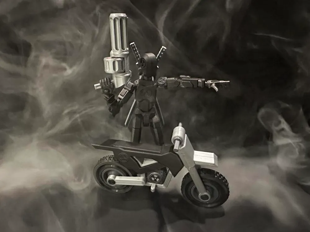 Nuka Bike - Nuclear Powered - 150% Dummy 13 Figure - Free 3D Print ...