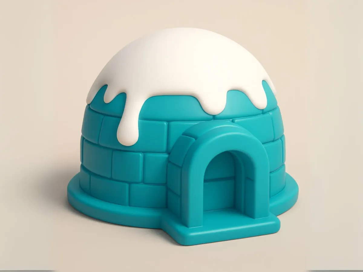 Mini Igloo House - Free 3D Print Model - MakerWorld