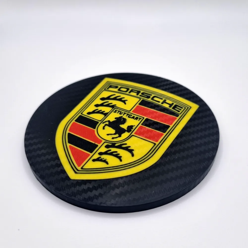 Porsche Coasters by ChrisRookMakerWorld: Download Free 3D Models