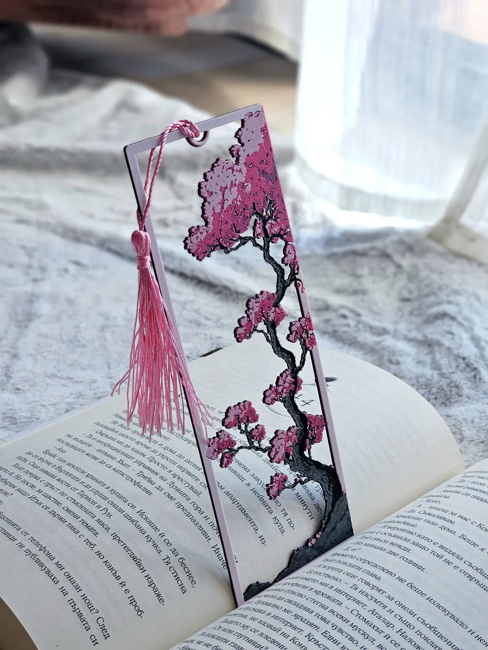 Sakura [Framed] - Bookmark - Free 3D Print Model - MakerWorld