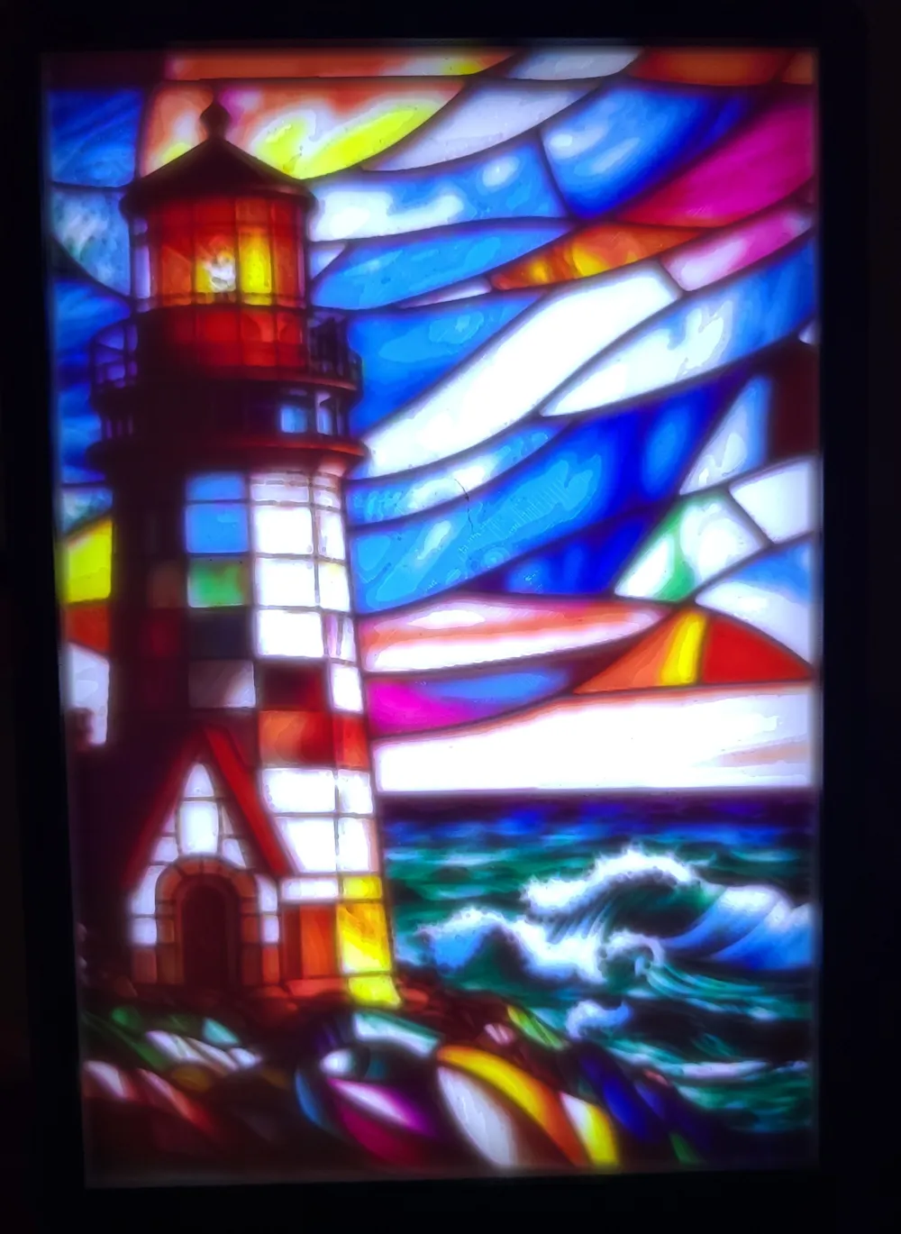 Stained Glass Lighthouse 1 - Free 3D Print Model - MakerWorld