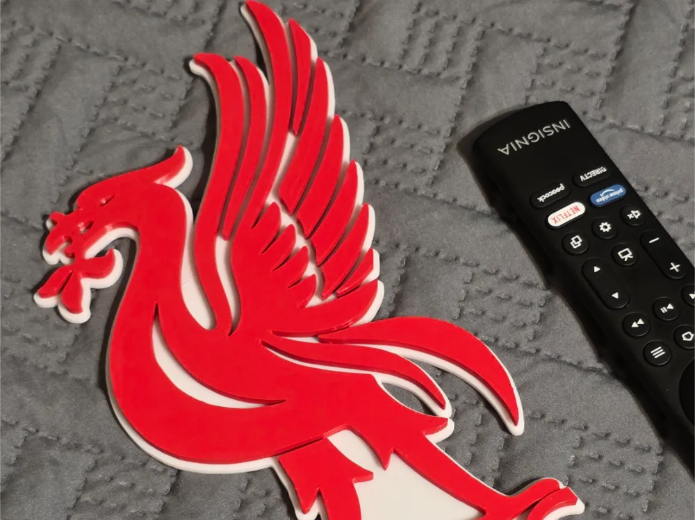 Liverpool F.C. logo wall art print - Free 3D Print Model - MakerWorld