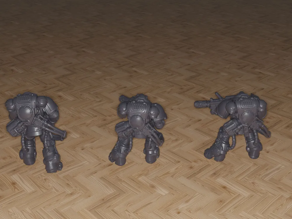 40k Primaris Eradicators (w/ Helmets) by Jason Portman MakerWorld ...