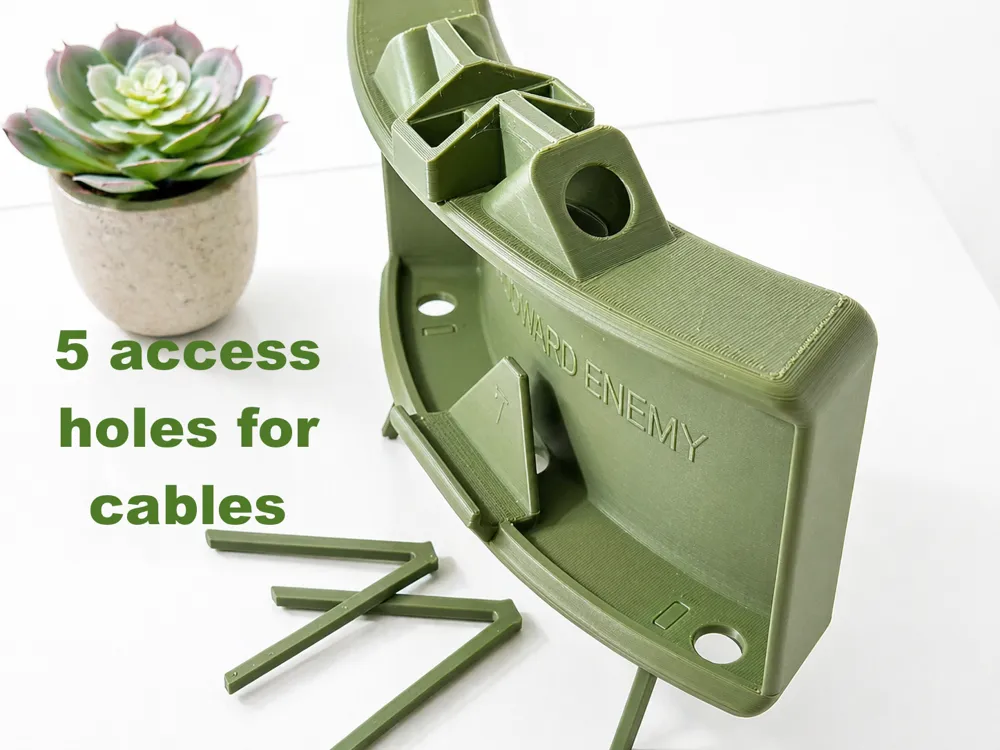 Claymore Phone Stand - Free 3D Print Model - MakerWorld