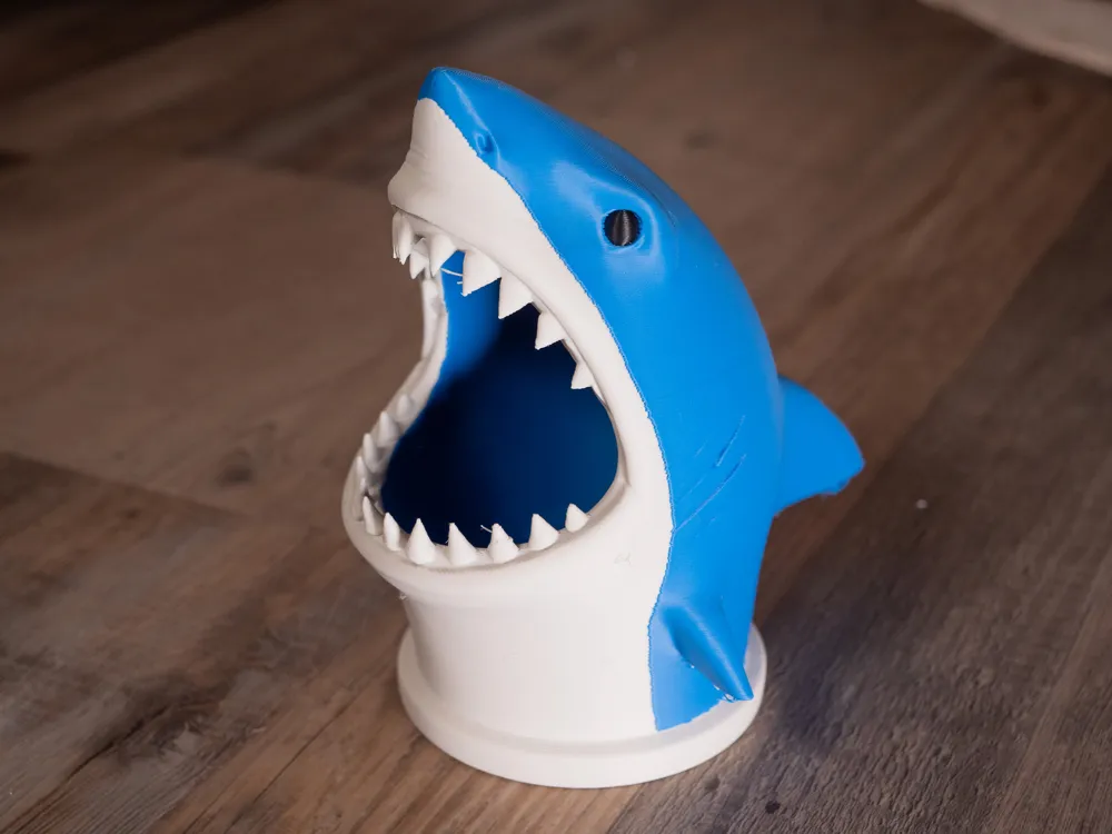Shark Pen Holder by Lins MakerWorld: Download Free 3D Models