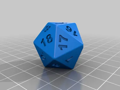 d20 dice 3d print model download - MakerWorld