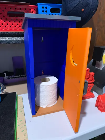 Toilet Paper Outhouse Redux by Zzz3DSelkirk MakerWorld: Download Free ...