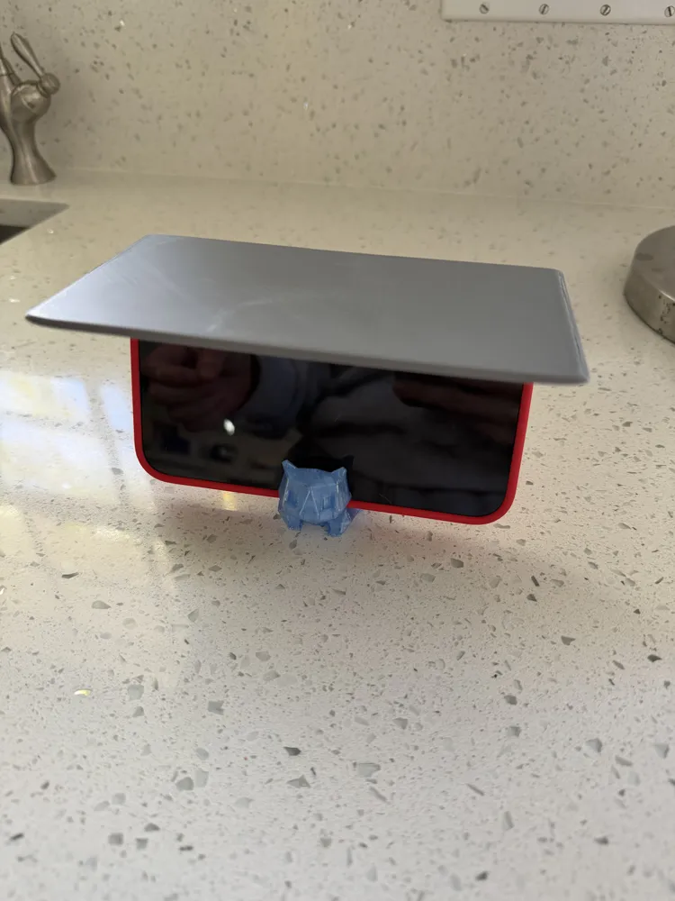 Horizontal Universal Phone Shade Sun Glare Shield - Free 3D Print Model ...