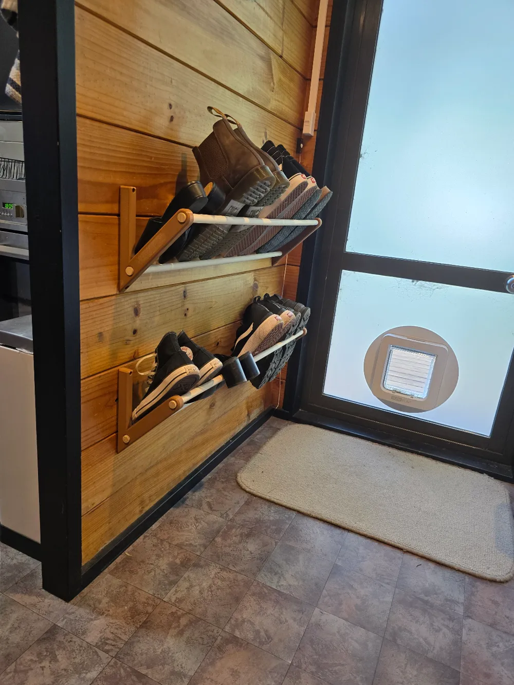 Shoe Rack 18mm Wooden Dowel by :Dan MakerWorld: Download Free 3D Models