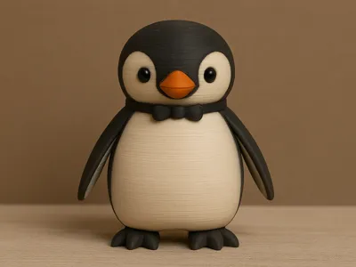 Dapper Desk Penguin by kingketchup MakerWorld: Download Free 3D Models