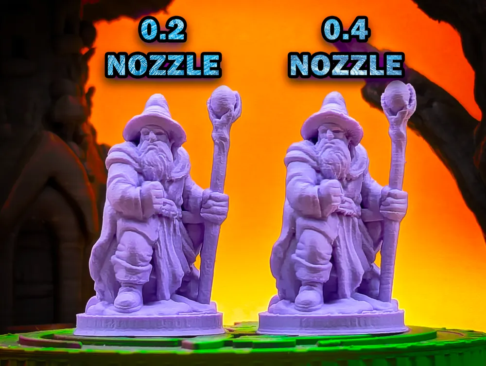 Supportless Time Wizard - DND / TTRPG Miniature - Free 3D Print Model ...