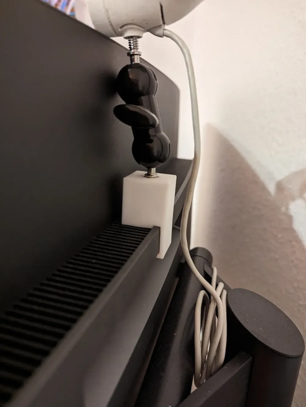 Webcam Gopro mount Lenovo ThinkVision P40w-20 clip camera by chrisax212 ...