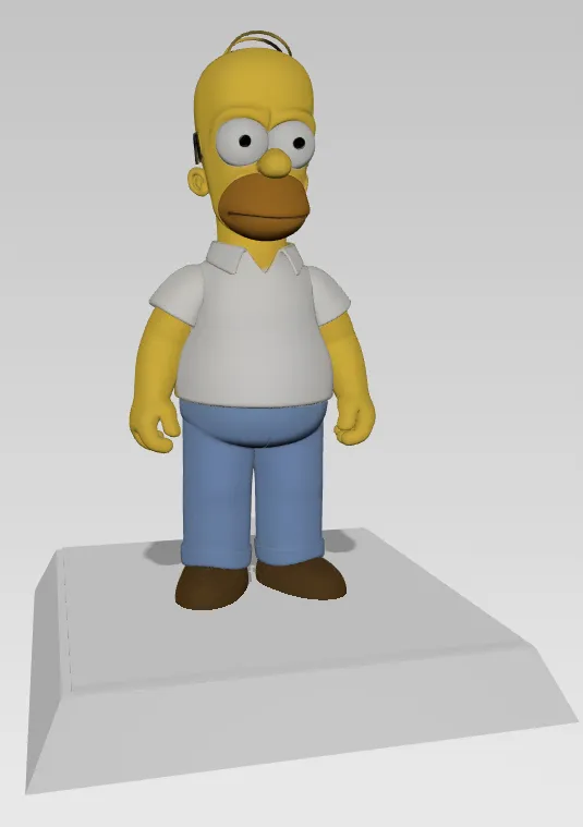 Homer Simpson – Kostenloses 3D-Druckmodell – MakerWorld