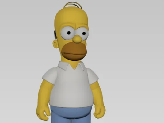 Homer Simpson – Kostenloses 3D-Druckmodell – MakerWorld