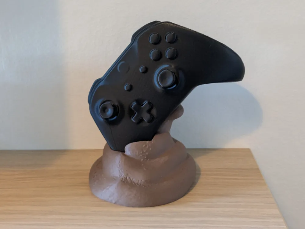 XBox Controller Stand/XBox Poop! by Draahl MakerWorld: Download Free 3D ...