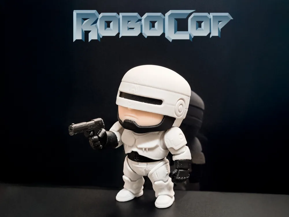 mini flexi Robocop - Free 3D Print Model - MakerWorld