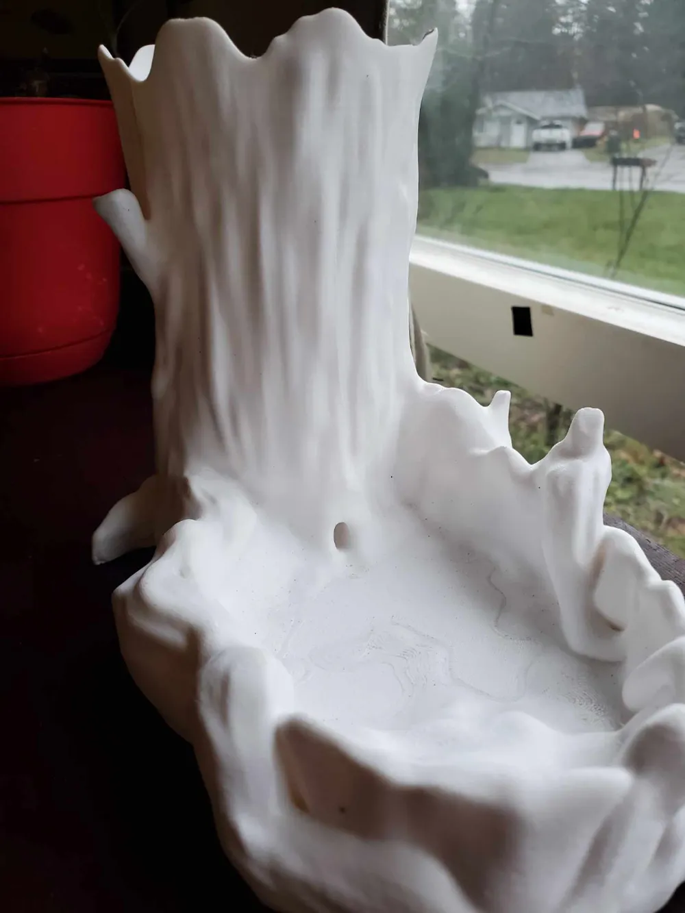 Tree Stump Planter - Water Bowl - Free 3D Print Model - MakerWorld