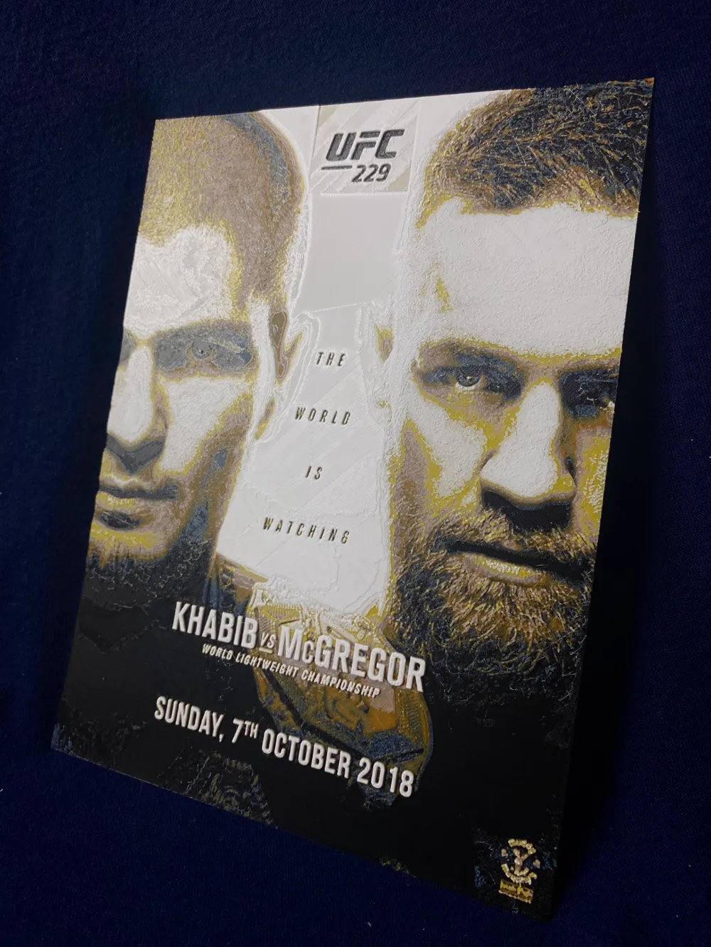 UFC 229 Khabib vs Conor 3D Poster by ameen.r10 - MakerWorld
