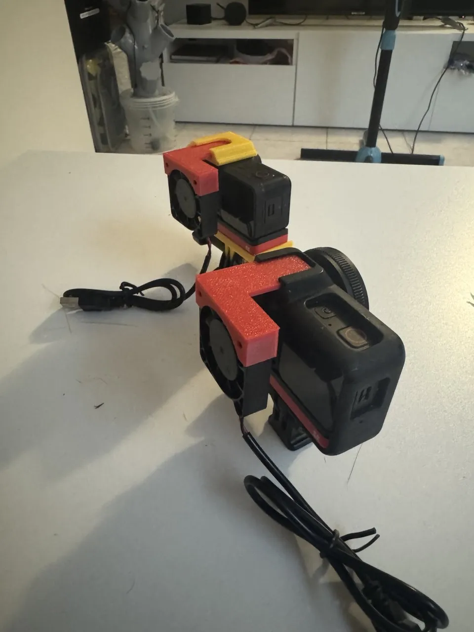 bracket, cooling fan, GoPro, Insta360 by giacomo.goldin MakerWorld ...