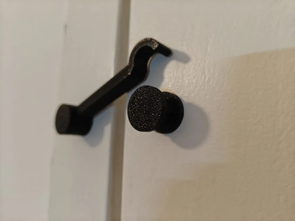 simple door lock mechanisme - Free 3D Print Model - MakerWorld