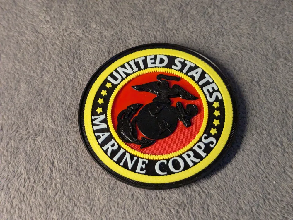 United States Marine Corps - 3D Stackable Coaster by DelPrints ...