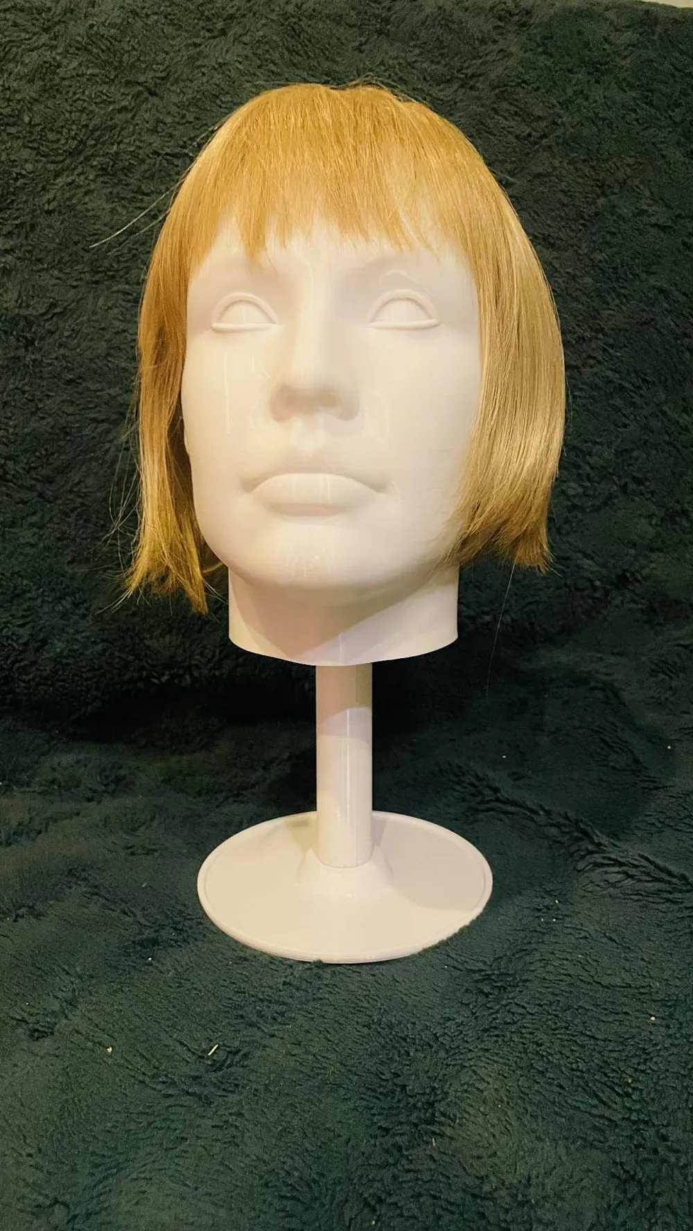 Life-Size Wig Stand – 54cm Head Circumference - Free 3D Print Model ...