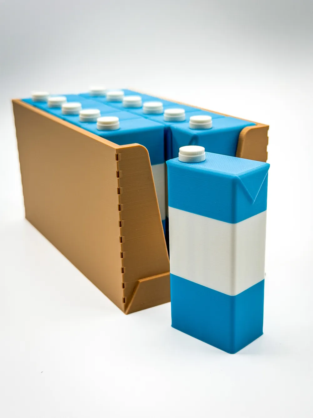 Milk Crate & Cartons Set (1:3, 1:6, 1:10) - Free 3D Print Model ...