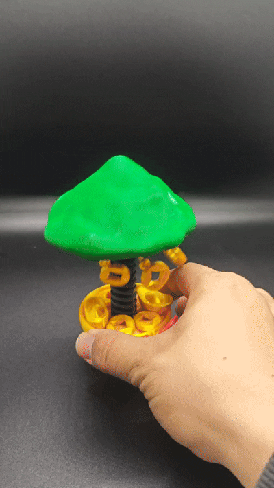 A truly shakeable money tree (printed in parts) by liupeiyty - MakerWorld